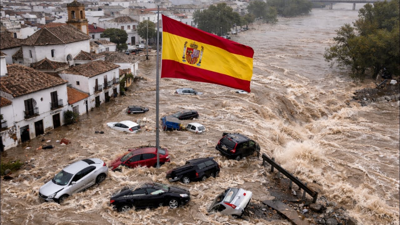 Storm Chaos in Spain! Storm Leonardo Hits Andalusia, Mass Evacuations ...