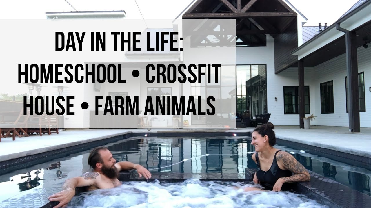 DITL: Homeschool, Crossfit, Farm Animals, & Life in Between - YouTube