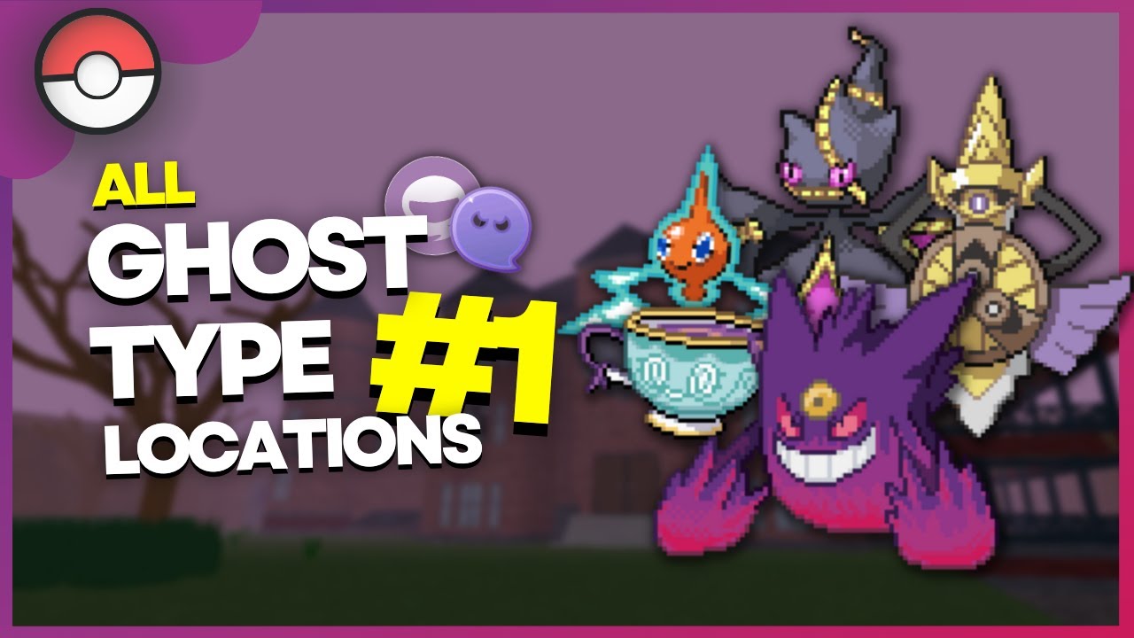All Ghost Type Locations In PBF! #1 | Pokemon Brick Bronze - YouTube