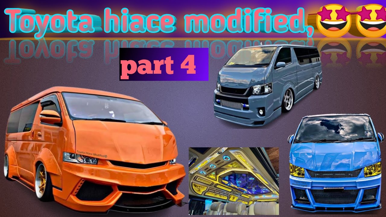 Toyota hiace modified Part 4#toyotalovers #hiace #carmodification # ...