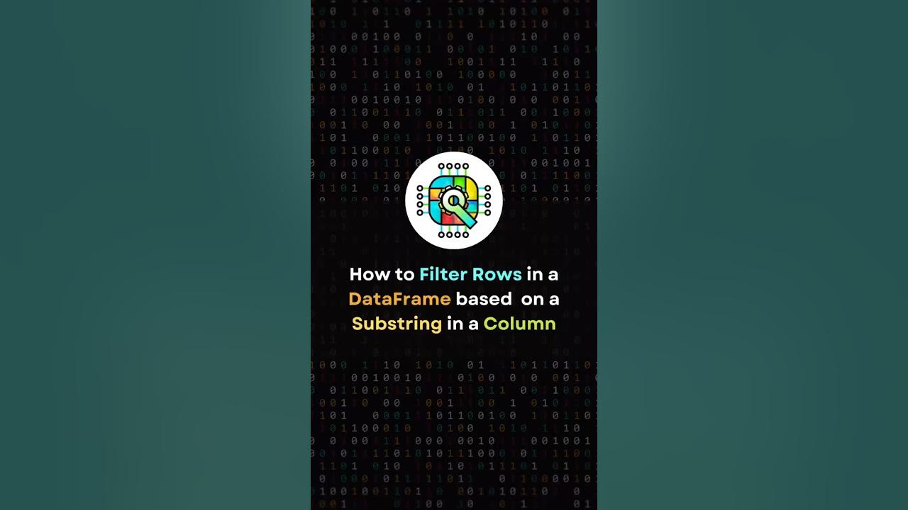 🎥 Master Filtering Rows by Substring Matches in Python! 🐍 - YouTube