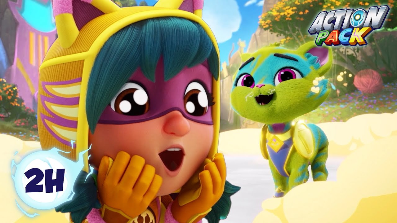 Meow Power! 🐾 Kitten saves the day | 2H Compilation | Action Pack ...