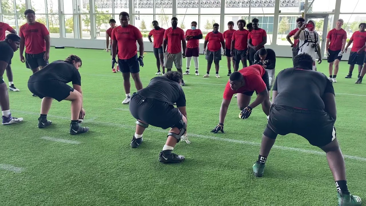 Defensive Line Bull Rush | DLine | Linemen - YouTube