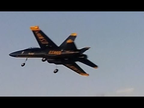 2-22-2019 Force RC F-18 Blue Angel V2 a.m. flt - Landing practice - YouTube