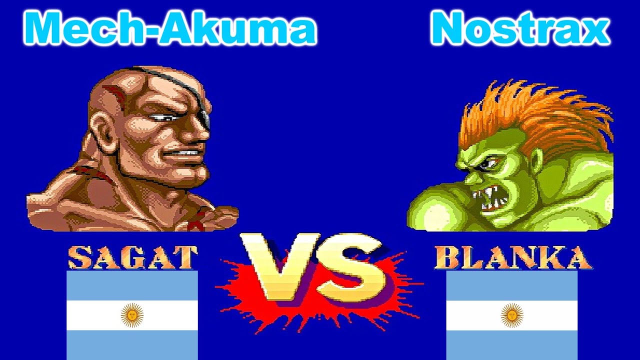 Street Fighter II': Champion Edition - Mech-Akuma vs Nostrax FT5 - YouTube