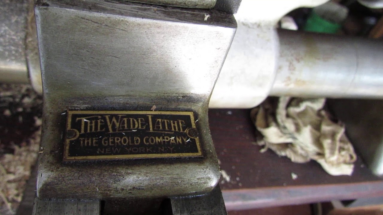 1920s WADE BENCH LATHE DEMO - YouTube
