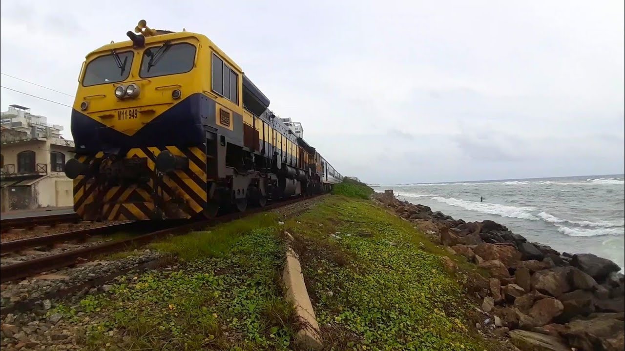 Class M11 Diesel Locomotive is running in Coastal Railway Line in the ...