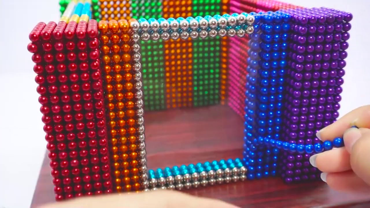 DIY - How To Build Magnetic Balls Skyscraper | Saticfaction Videos Art ...