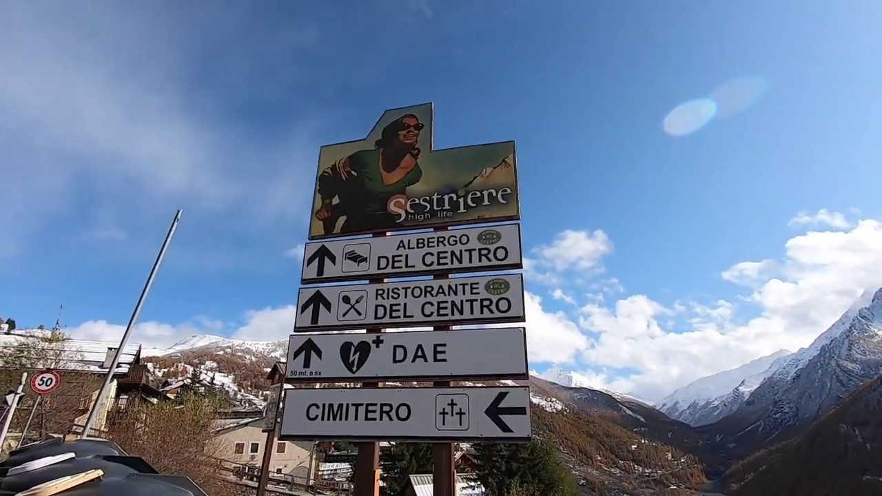 Sestriere 5th November 2019 - YouTube