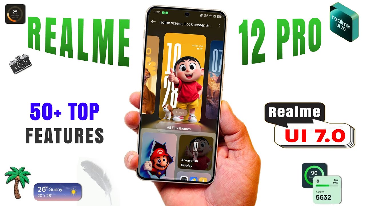 Realme 12 Pro Realme UI 7.0 Update: 50+ New Features | Android 16 New ...