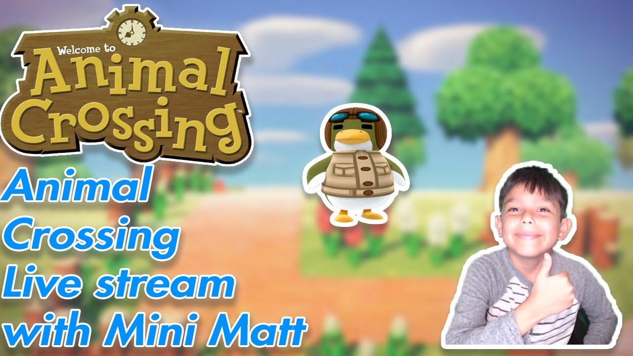 🔴Animal Crossing With Mini Matt🔴family friendly Streamer| #RoadTo 2.4k ...