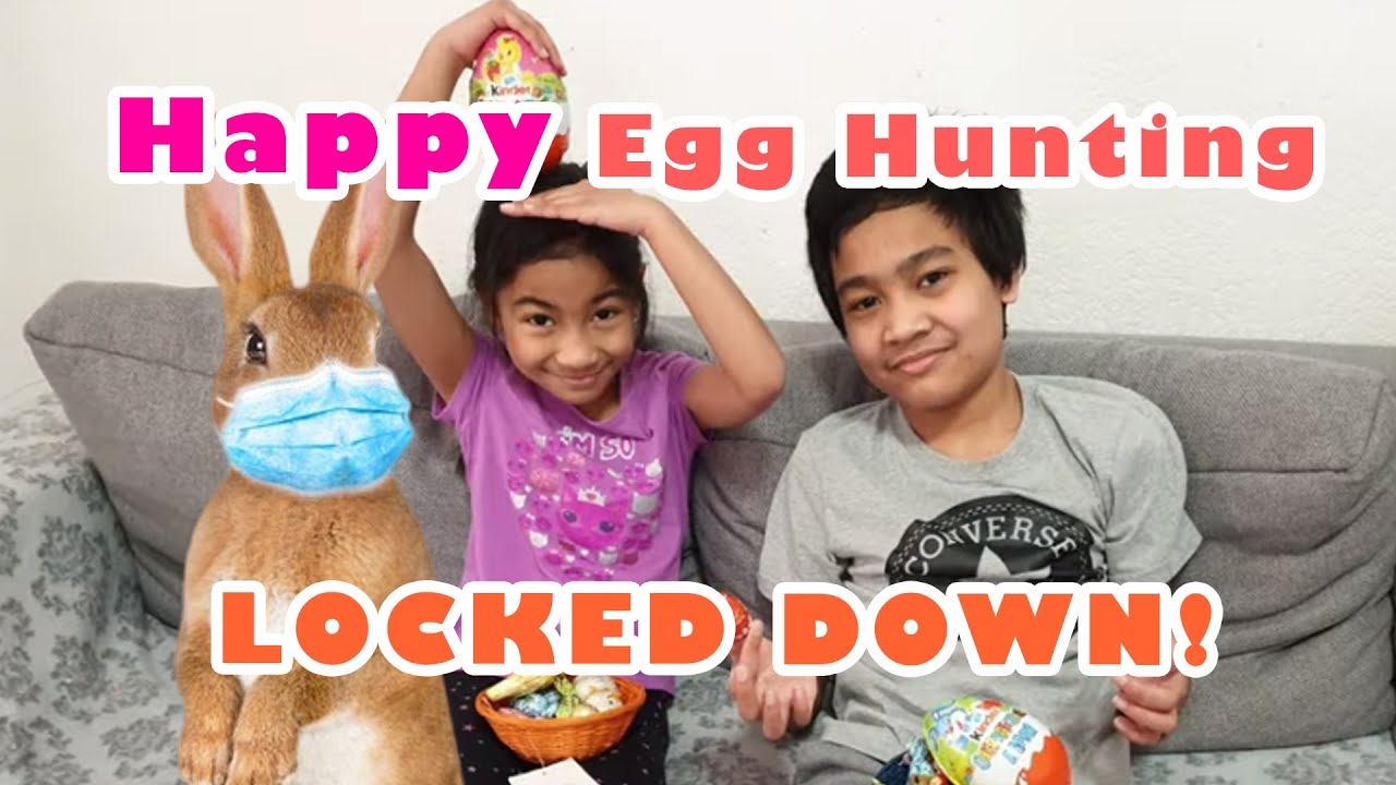 Indoor Easter Chocolate Egg Hunt 2020 - YouTube