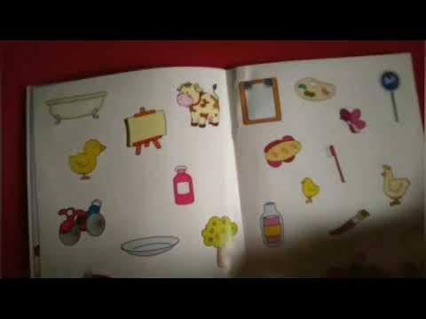 First words with Barnaby (sticker activity book) - YouTube