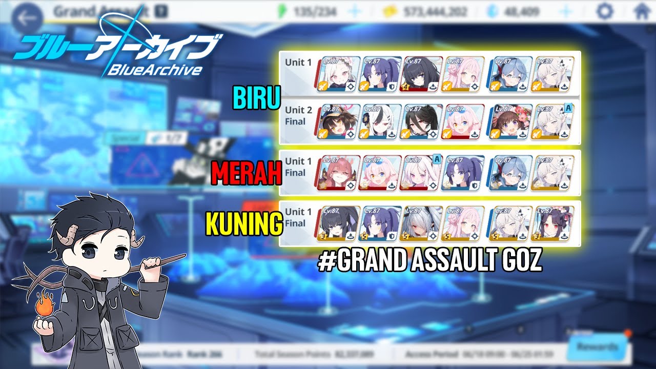 Grand Assault Goz Season 1 || BLUE ARCHIVE INDONESIA - YouTube