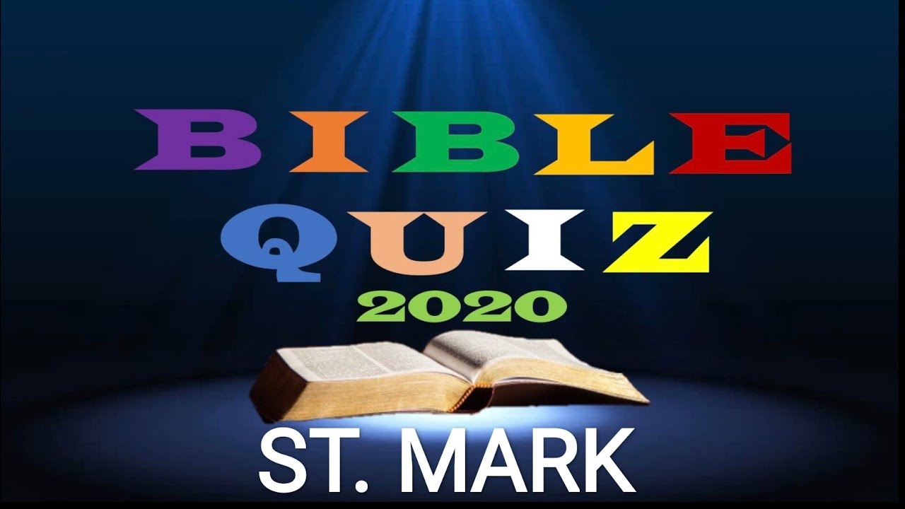 BIBLE QUIZ: Gospel of Mark - YouTube