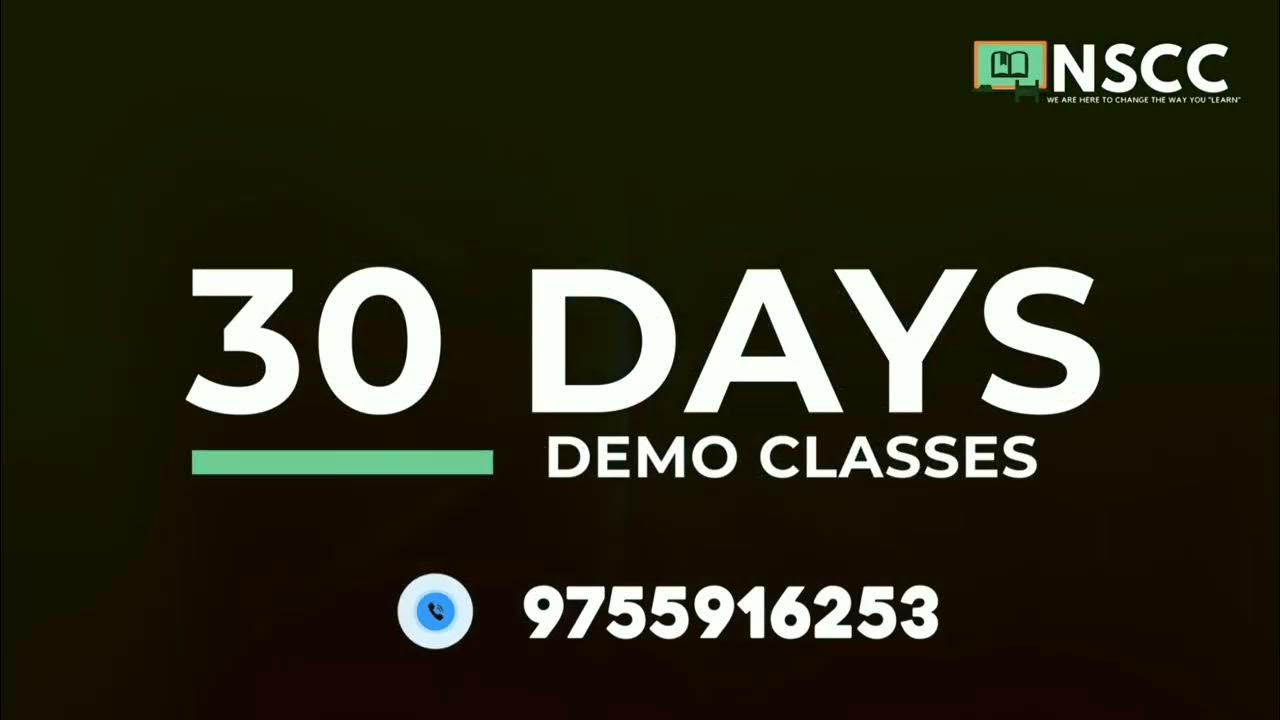 30 days FREE Demo Classes - YouTube