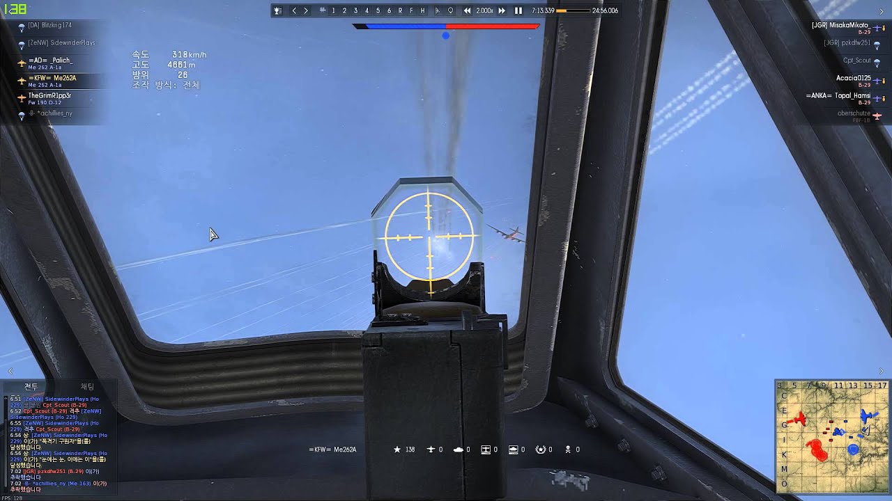 [WarThunder][SB] Me 262 A intercept bombers - YouTube