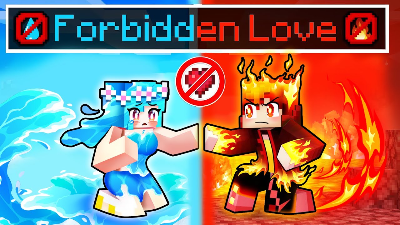 Firey in Minecraft: Fire and Water FORBIDDEN LOVE | Firey's Friend ...