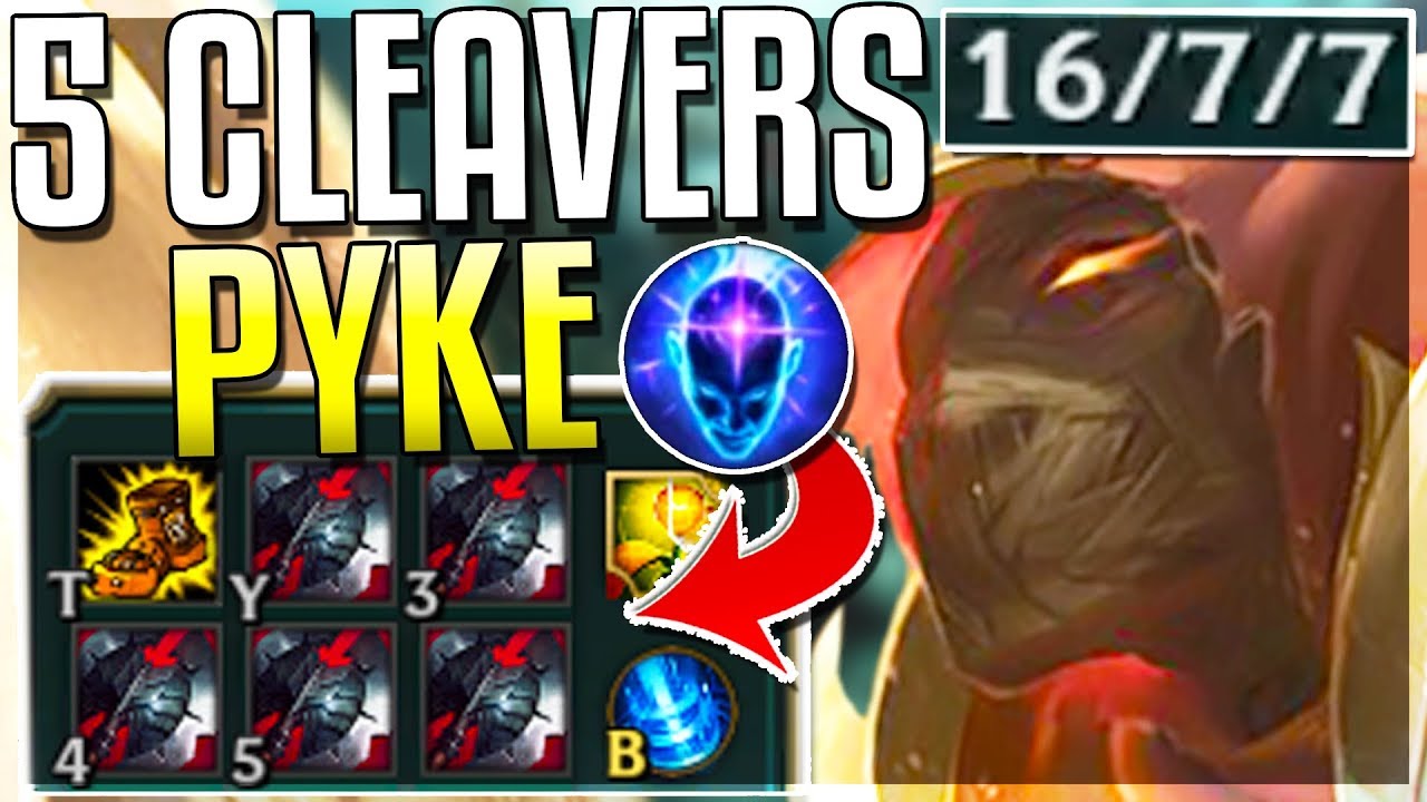 PYKE PASSIVE + 5 CLEAVERS = HUGE AD! Black Cleaver Stacking - Pyke ...