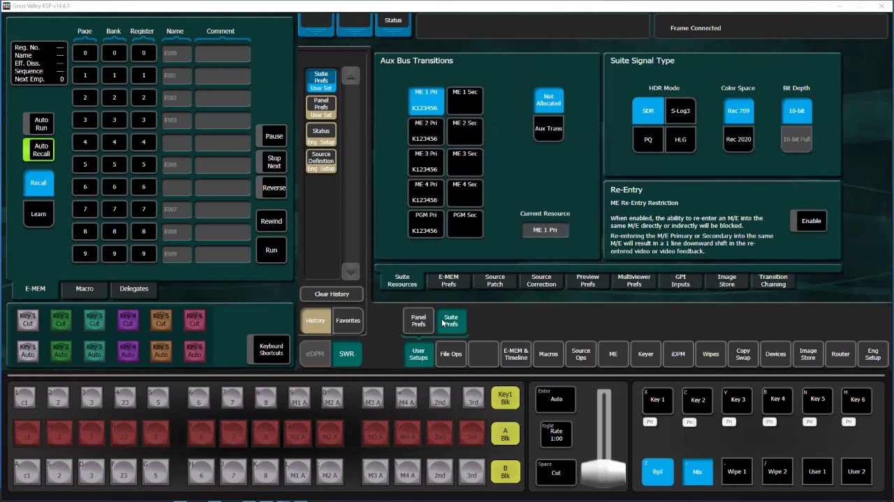 GV Kayenne/K Frame Initial Source Setup - YouTube