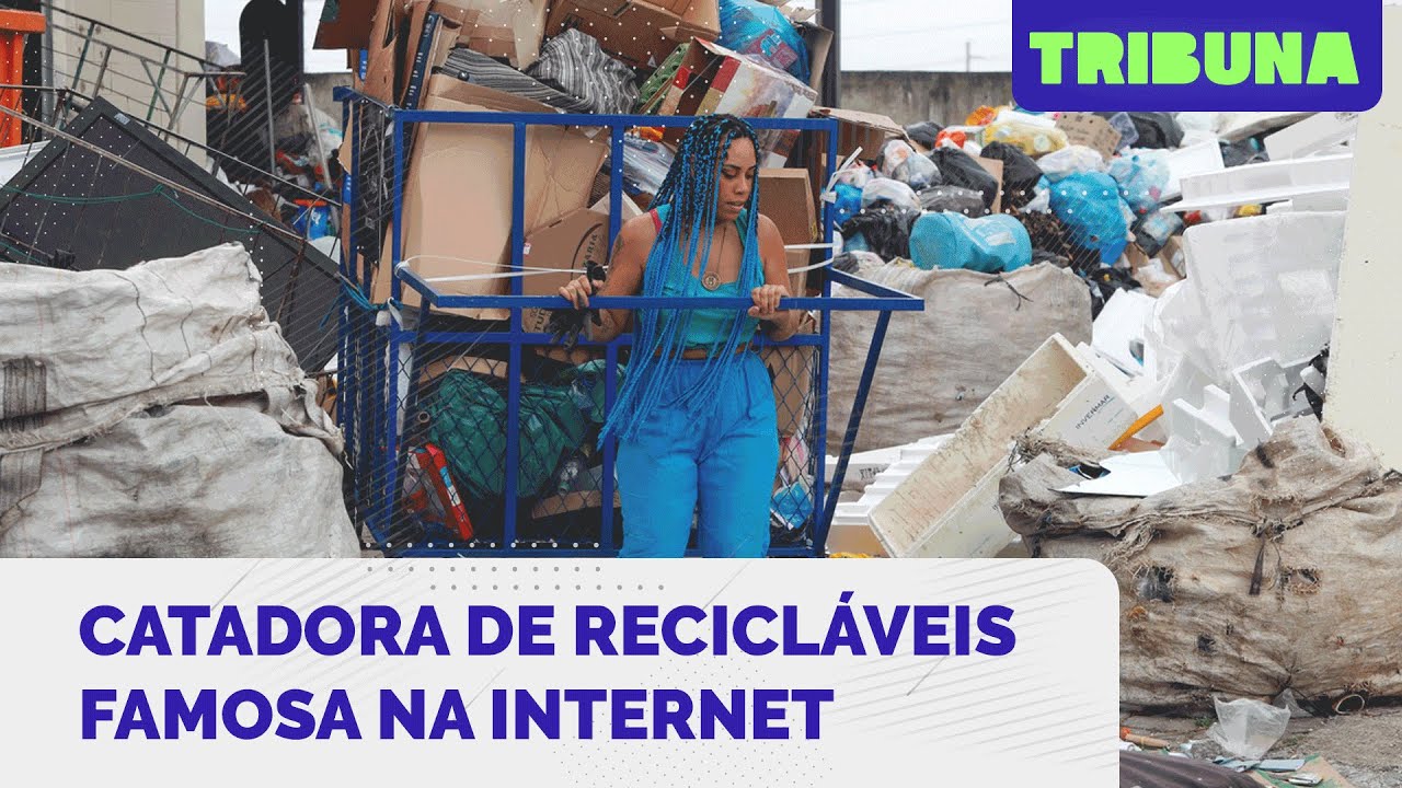 Com milhares de seguidores nas redes, Kathy é catadora de recicláveis ...
