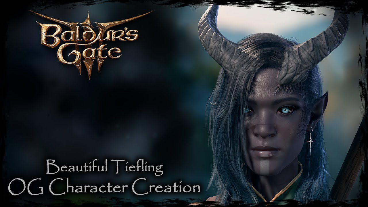 BALDUR'S GATE 3 || Beautiful Tiefling [Original Character #346 ...