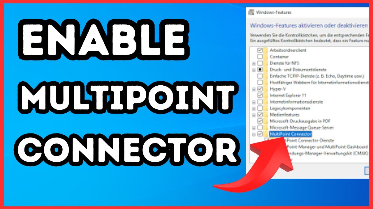 How to Enable MultiPoint Connector on Windows 11 and Windows 10 🌐 ...