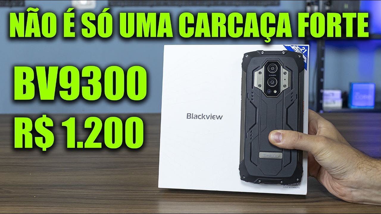 O CELULAR RESISTENTE MAIS COMPLETO QUE JÁ TESTEI, BLACKVIEW BV9300 ...
