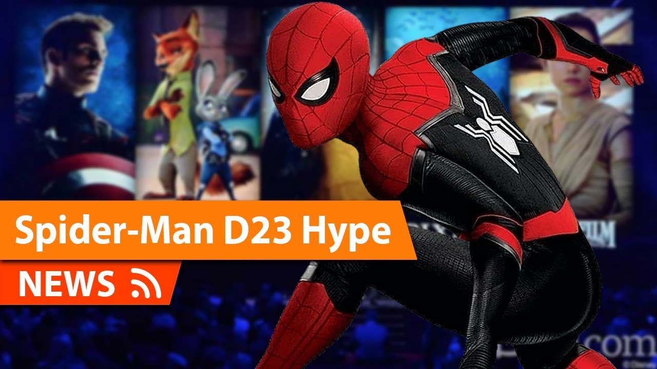 MCU Spider-Man IS Front & Center at D23 - YouTube