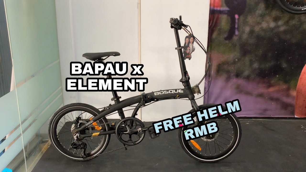 SEPEDA LIPAT ELEMENT BOSQUE ! ECOSMO 8 SPECIAL EDITION Baim Wong x ...