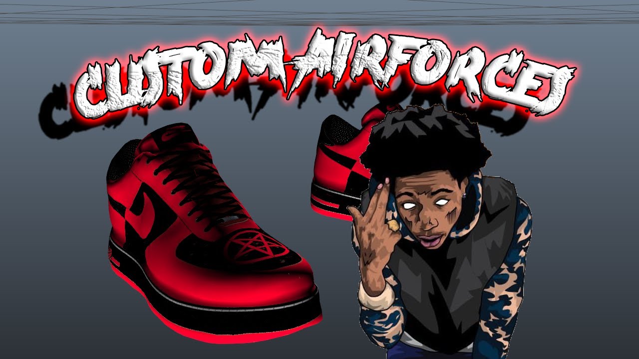 /HOW TO MAKE CUSTOM FIVEM AIR FORCE ONES WITH LIME/ - YouTube