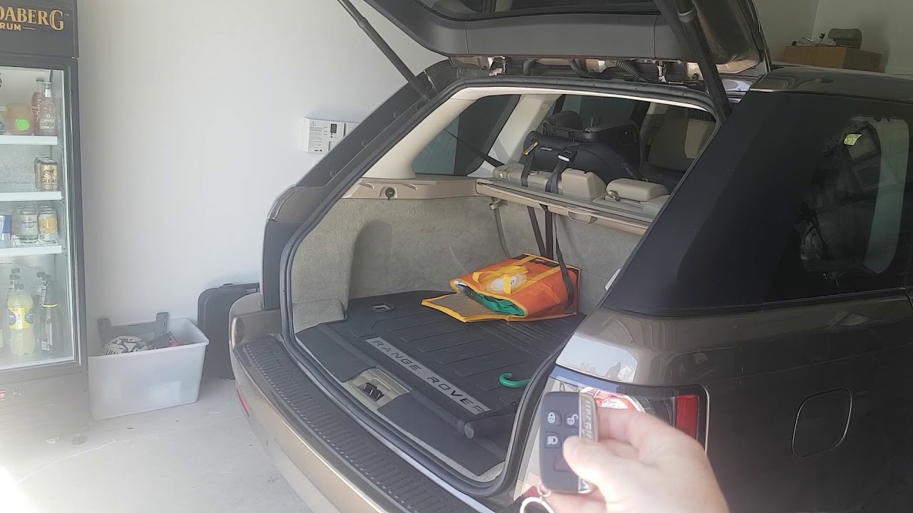 Range Rover Sport Electric Tailgate Remote Control - YouTube