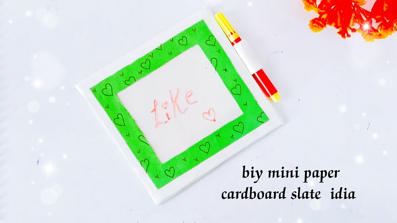 Diy magical slate Idea at home# original cardboard magical slate#simple ...