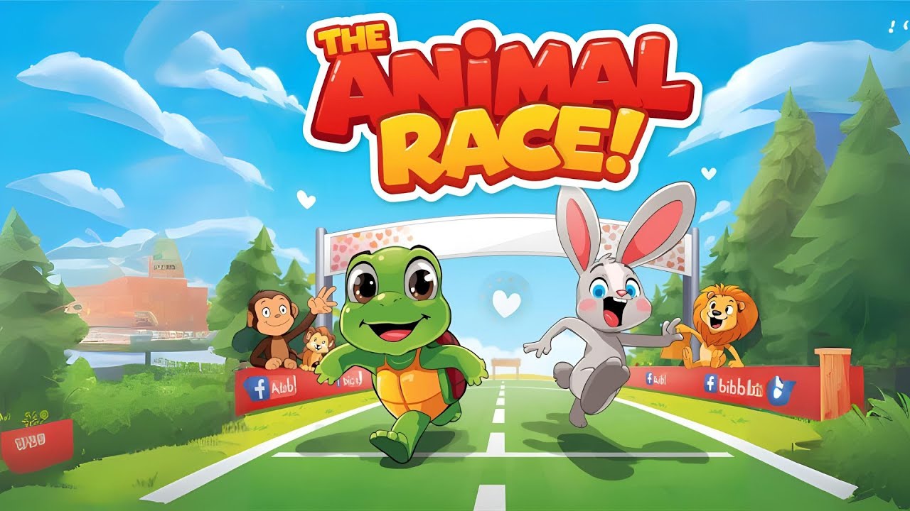 Animal Race Story for Kids 🐢🐇 | Animated Moral Story | Bedtime Story ...