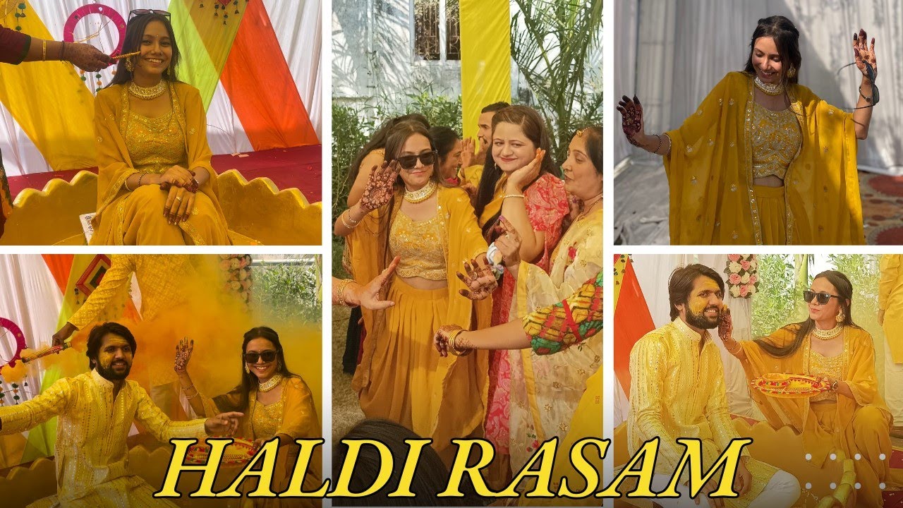 Bhai Ki Haldi Part -1 | Haldi Function | Haldi Vlog | Haldi Ceremony | Wedding Day | - YouTube