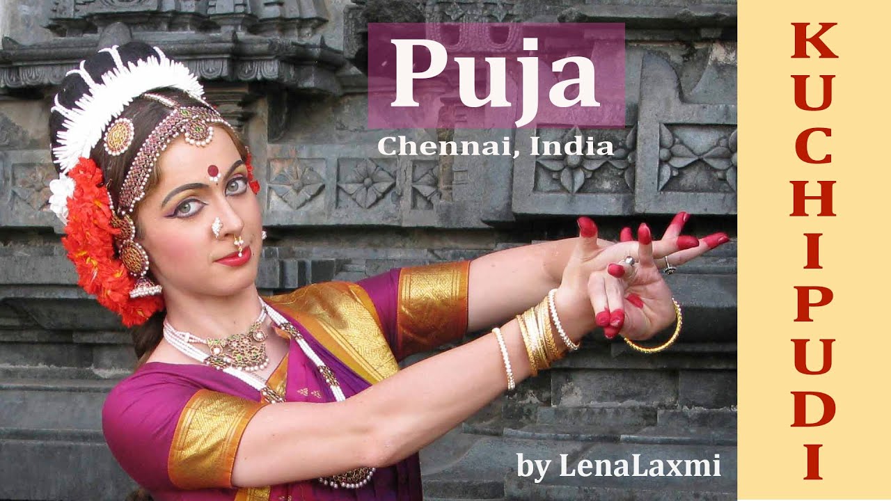 Puja | Poorvaranga | Pushpanjali by Lenalaxmi during her arrangement in ...