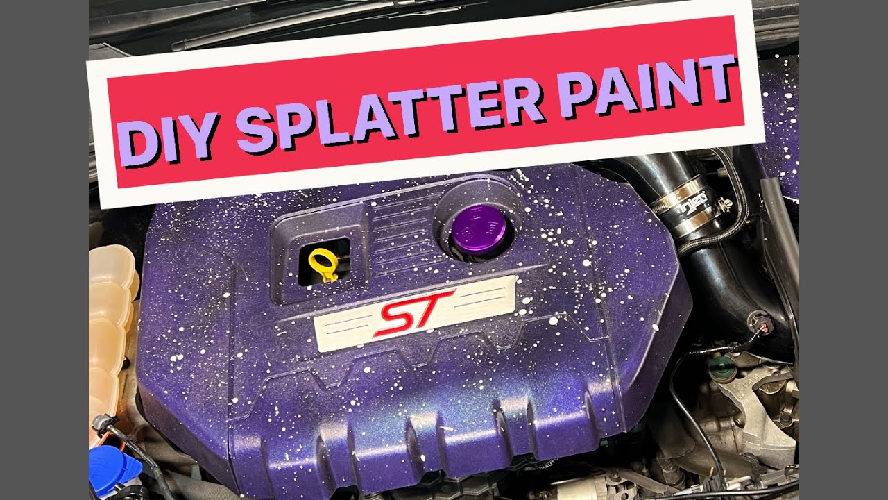 CUSTOM PAINTED FOCUS ST ENGINE COVER - YouTube