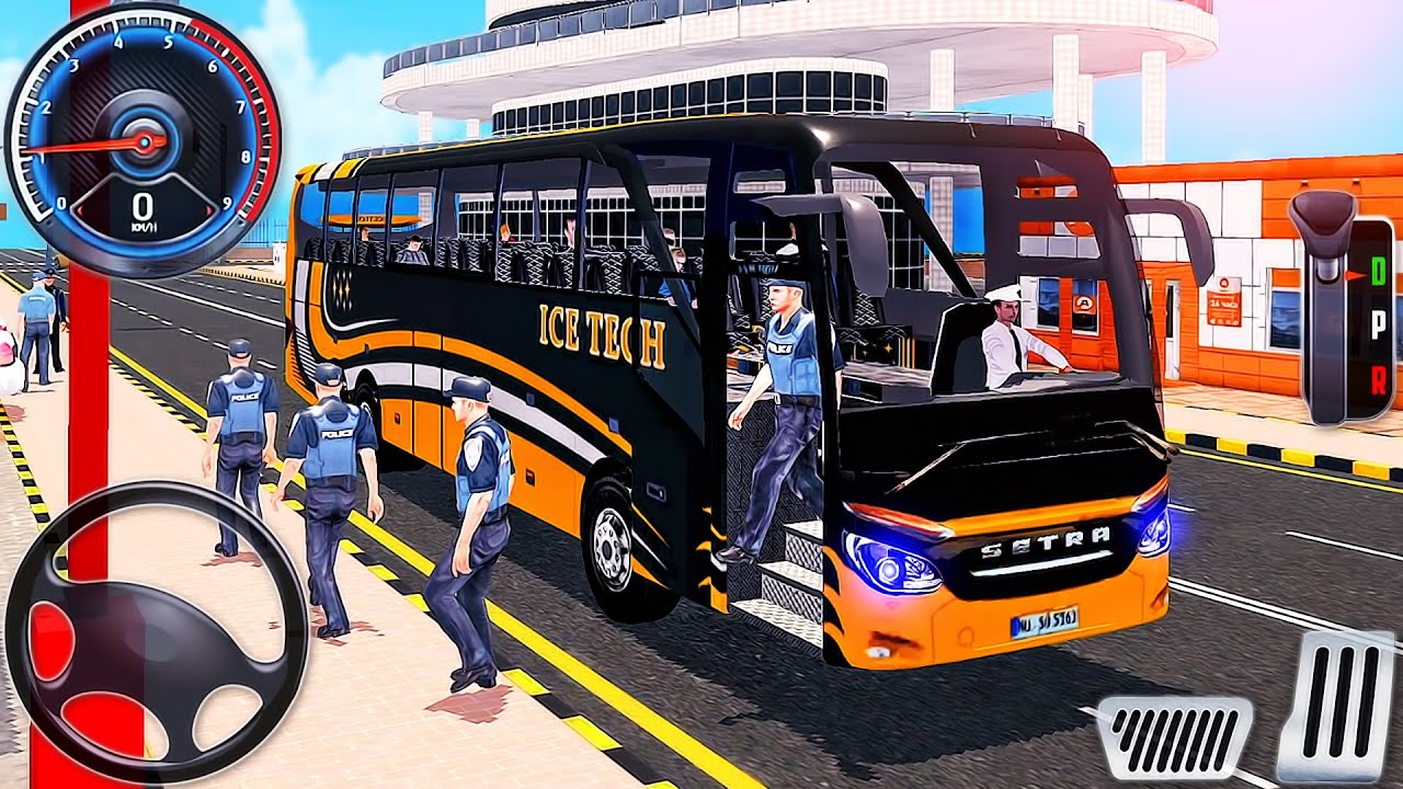 US Coach Bus Driving Simulator 2024 - Real City Euro Bus Driver 3D ...