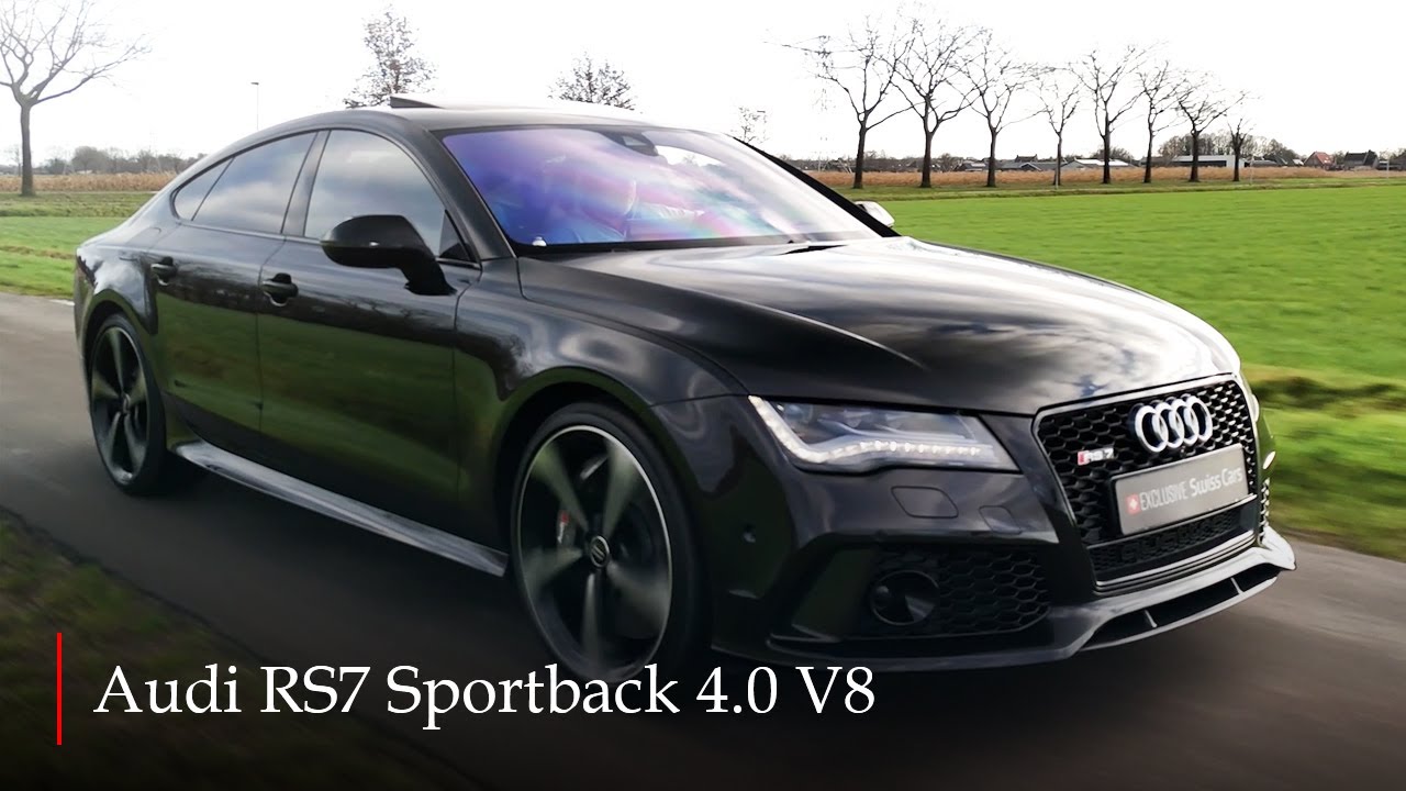 Panther Black Audi RS7 Sportback 4.0 V8 2015 Review | Exclusive Swiss ...