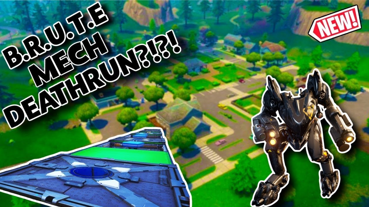 Fortnite B.R.U.T.E. Mech Deathrun!! *NEW* #Fortnite #FortniteCreative ...