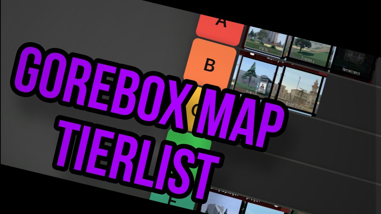 A tierlist of every current gorebox map. - YouTube