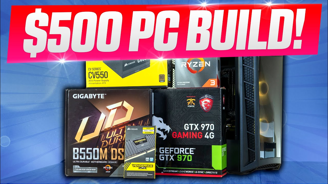 How To Build A $500 Gaming PC in February 2021🚀Complete Tutorial + 15 ...