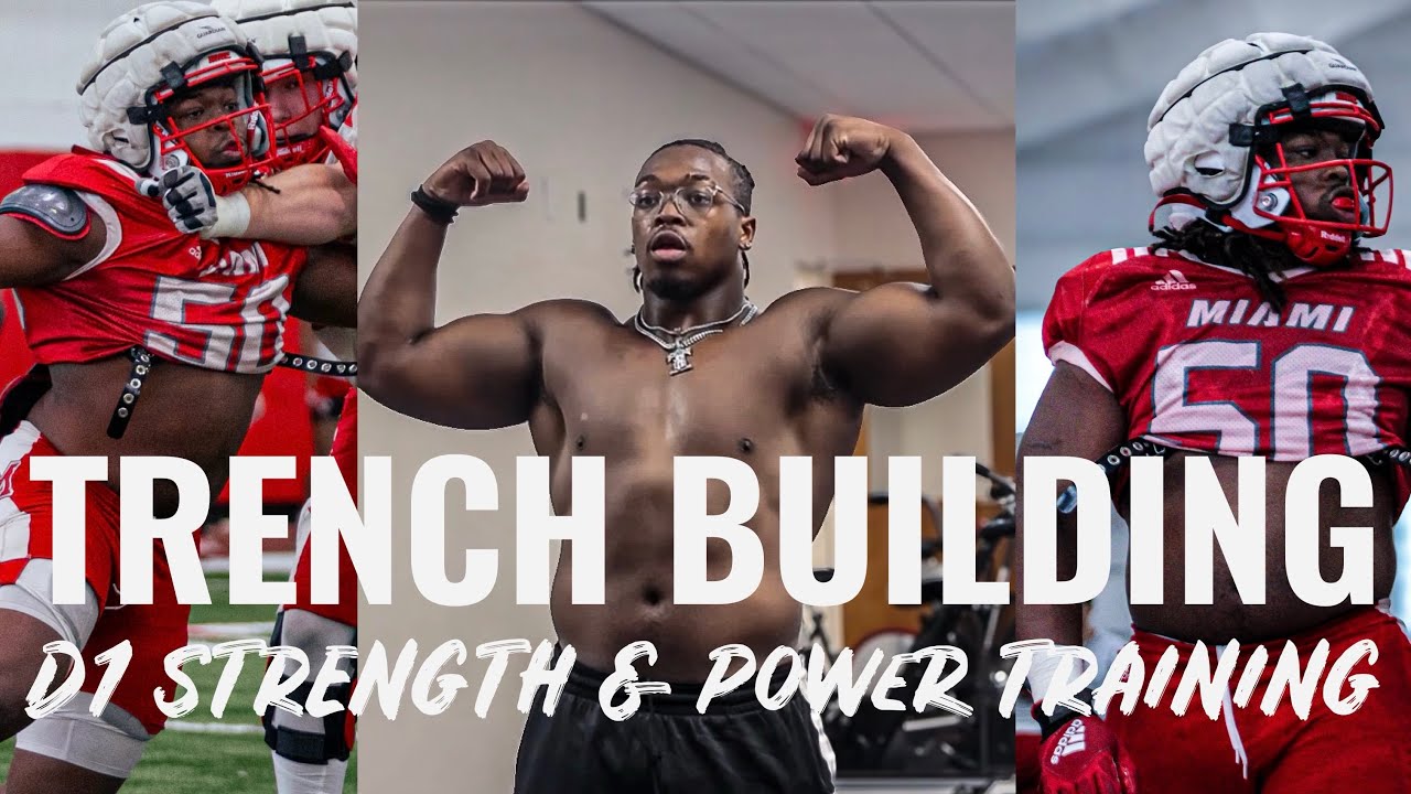 BUILT FOR THE TRENCHES: D1 UPPER BODY WORKOUT FOR LINEMAN - YouTube