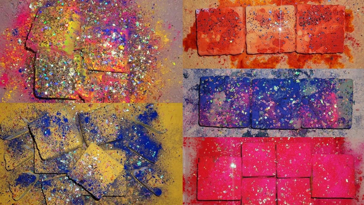 Gym Chalk Crushing with Holi Powder | Holi Powder Compilation | Gym ...