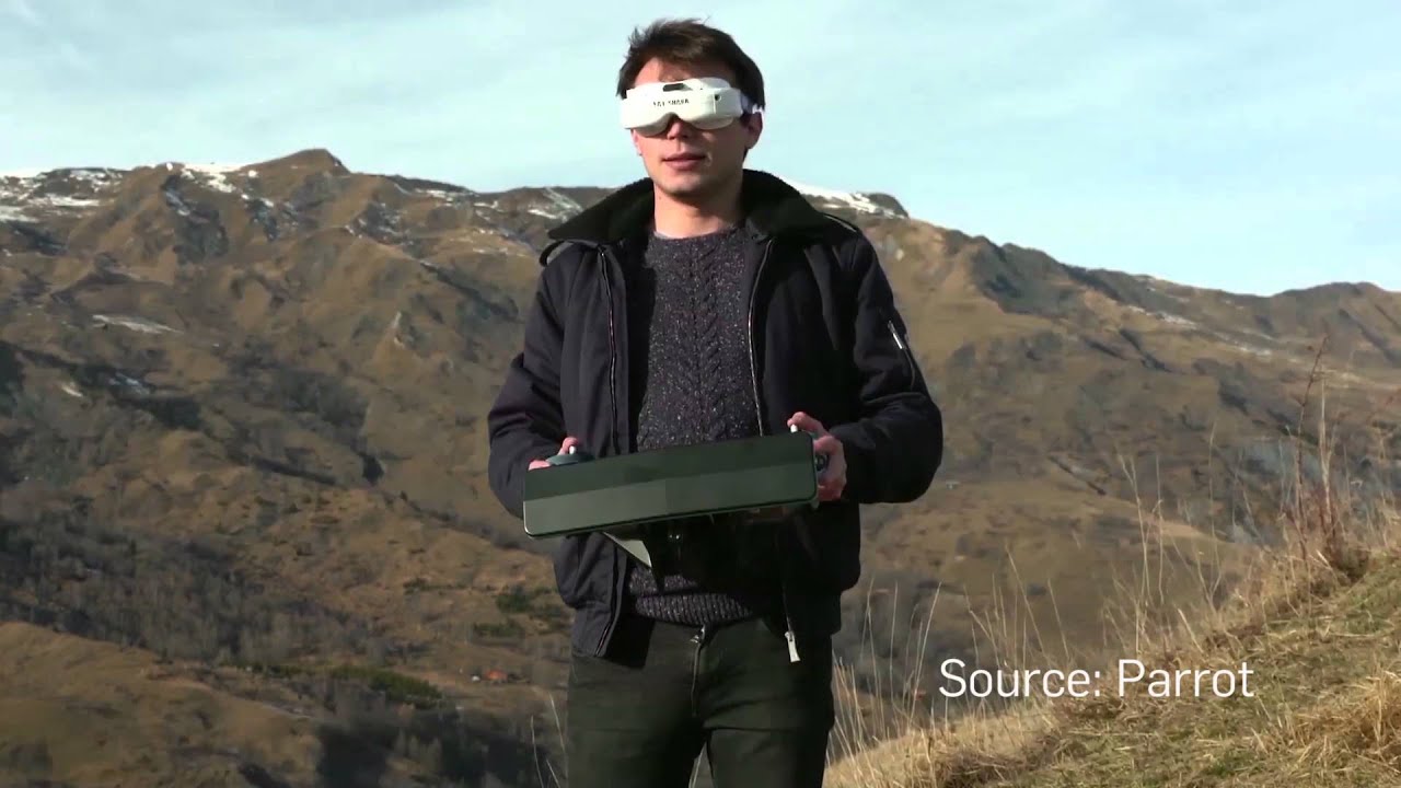 The Parrot Disco Is A Fixed-Wing Drone That Can Fly Up To 50 MPH - YouTube