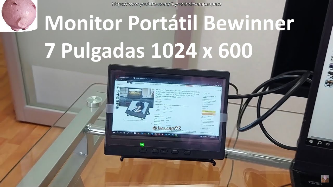 Mini monitor Bewinner de 7" - YouTube
