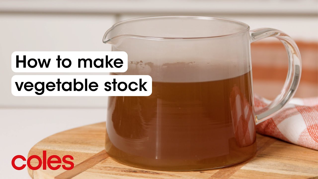 How to make vegetable stock | Back to Basics | Coles - YouTube
