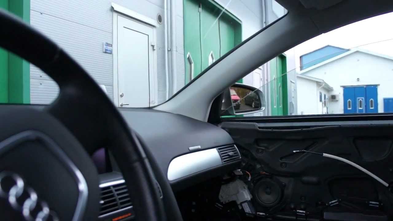 Elinfällbara speglar Audi A6 4F - OEM-eftermontering.se - YouTube