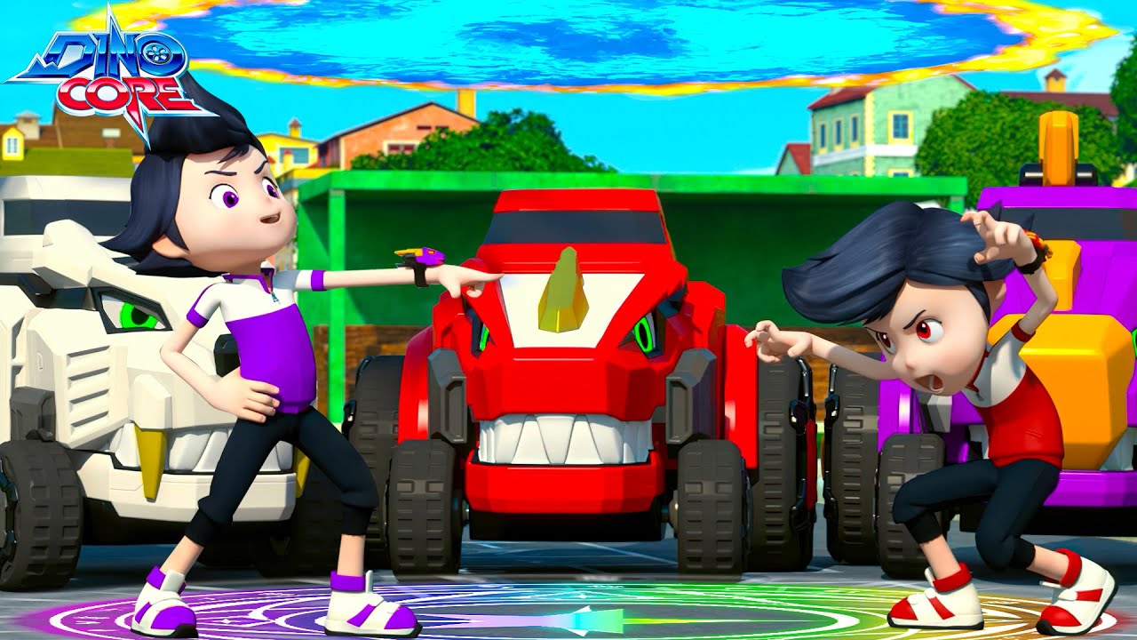 Dinocore 🦖 Who Is Rex, True Master 🦖 Superhero Dinosaur Transformation ...