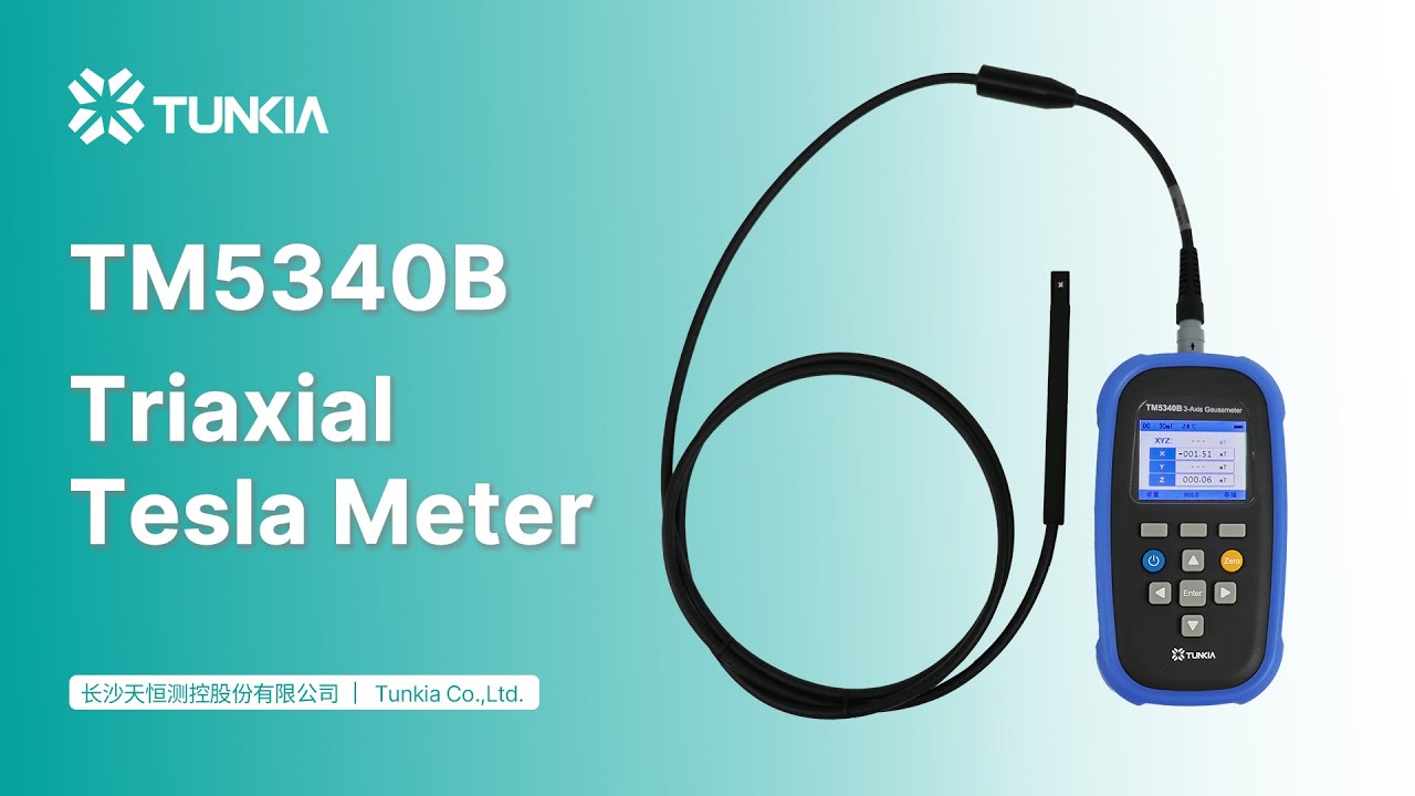 Hands-on: TM5340B Handheld Triaxial Tesla Meter - YouTube